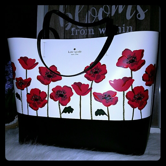 kate spade | Bags | Kate Spade Little Len Poppy Tote Bag | Poshmark